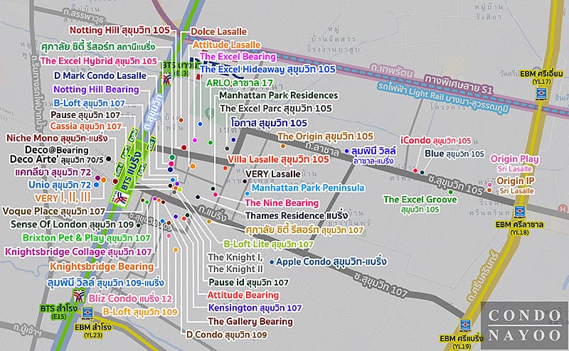 คอนโด BTS แบริ่ง 2024-2025 / คอนโดติดรถไฟฟ้า BTS แบริ่ง - คอนโดใหม่ ...
